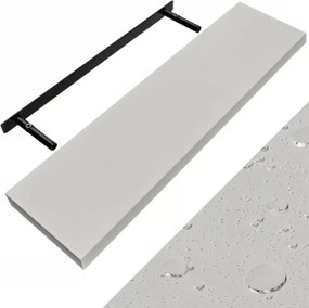 Nástěnná police FIGO + konzole, 90cm, bílá Casaria