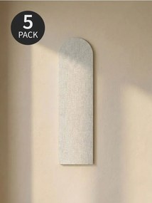 Sinsay - Sada filcových nástěnných panelů 5 pack - béžová