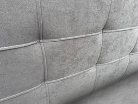Manželská postel 160x200 s úložným prostorem STIG 2 - světle šedá