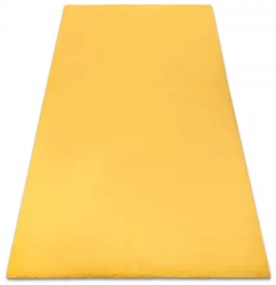Kusový koberec shaggy BUNNY žlutý zlatý Rozměr: 180x270 cm
