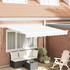 Stahovací markýza Bílá 300 x 250 x 165 cm Polyester a hliník 3330069
