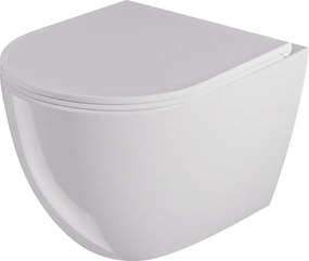 UPTrend Závěsný WC komplet bez příruby CANEO VORTEX TR2196DF včetně Soft-Close sedátka, bílá lesk