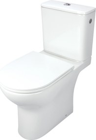 Deante WC kombi bez příruby Jasmin se zadním odpadem a WC sedátkem SoftClose -