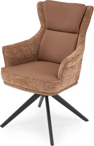 HALMAR K611 židle hnědá