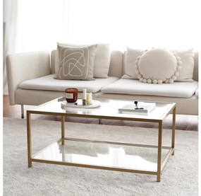 Asir Konferenční stolek ASTRO 40x90 cm zlatá 552NOS2224