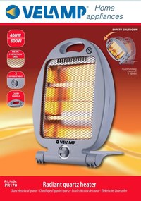 VELAMP PR170-2 Křemíkový ohřívač 800W
