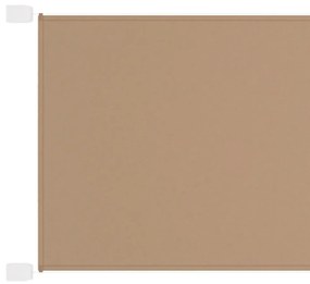 Vertikální markýza taupe 250 x 360 cm oxfordská látka - Default Title