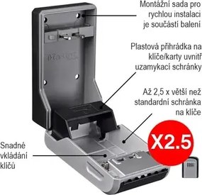 Master Lock 5481EURD Nástěnná bezpečnostní schránka