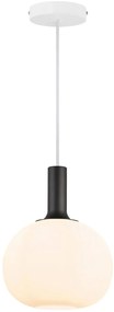 Závěsný lustr z opálového skla Alton pro žárovku E27 ø25cm - Nordlux