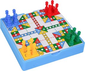 Společenská hra LUDO MINI Penguin modrá