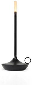 Designová přenosná stolní lampička Wick Barva: Černá