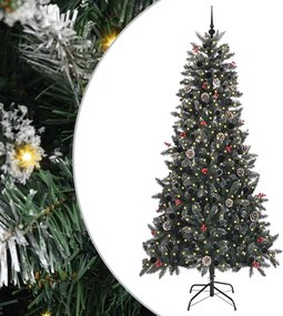 Umělý vánoční stromeček Zelená 240 cm PVC, plast a ocel 3395845