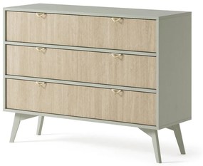 Moderní komoda FELICITY KSZ106, zelená / scandi