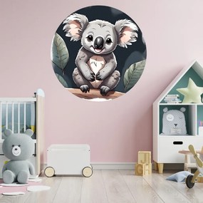 PIPPER. Kruhová samolepka na zeď "Koala" Velikost: 100cm