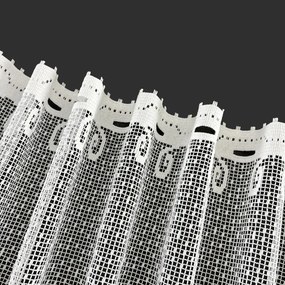 Vitrážová žakárová záclona 6020 - výška 40 cm , metráž
