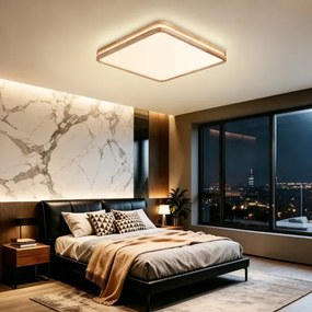 BRILAGI - LED Stmív. svítidlo MOLINA SQUARE LED/80W/230V dub 60x60 cm + DO