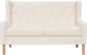 Sedací souprava 2 kusy textil krémově bílá 274928
