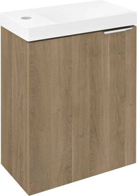Sapho Latus - Umyvadlová skříňka X 39x50x22 cm, 1x dvířka, dub cuneo LT110-2525