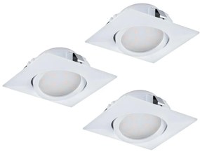 Eglo | Eglo 95844 - SADA 3x LED podhledové svítidlo PINEDA 1xLED/6W/230V | EG95844