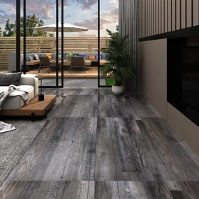 vidaXL Samolepicí podlahová krytina PVC 5,21 m² 2 mm [330189] Barva: pruhová šedá