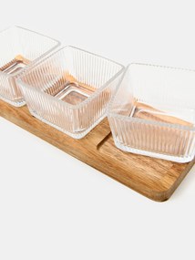 Sinsay - Sada na servírování se třemi miskami - béžová