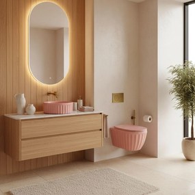 Rea Rea, Umyvadlo na desku DUO Sweet Pink Matt, REA-U3606