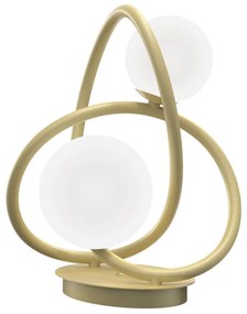 Wofi | Wofi 8014-201 - LED Stolní lampa NANCY 2xG9/3,5W/230V zlatá/bílá | W3992