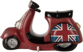 Dětská stolní LED lampička červený skútr Scooter - 27*10*16 cm