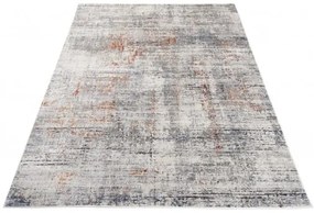 Moderní kusový koberec FEYRUZ S759B Abstraktní světle šedý Rozměr: 80x150 cm