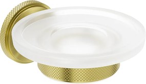 Mexen Gravo, nástěnný držák na mýdlo, zlatá matná, 70A93055-55