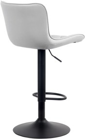 Barová židle Millom - umělá kůže | bílá