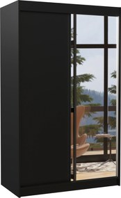 ADRK Furniture Skříň posuvná se zrcadlem REWENA 120 SW-REW-B-120+A053