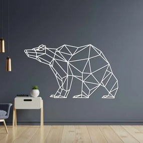 Dřevěný geometrický medvěd - dekorace na zeď I SENTOP HDF0244