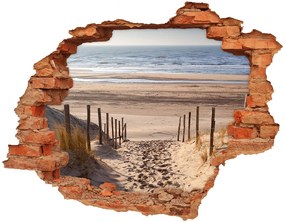 Wallmuralia Nálepka fototapeta 3D výhled Mořské duny 90x70 cm