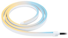 P 94560 Plug & Shine LED pásek Smart Home Zigbee Smooth IP67 RGBW 11W bílá - PAULMANN