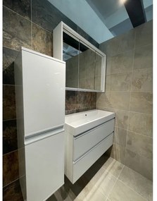 Kingsbath Savona 120 závěsná nízká koupelnová skříňka