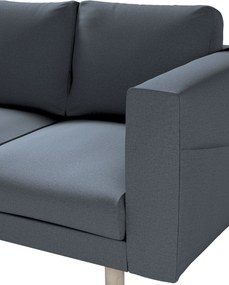Potah na pohovku IKEA Norsborg 3-místná barva modrá látka pletený vzor