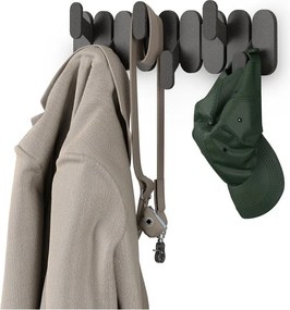 Matně černý ocelový nástěnný věšák 16 cm Tempo – Umbra