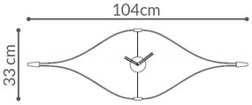 Designové nástěnné hodiny Nomon Look small 104cm