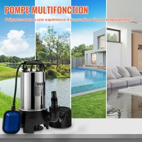 ponorné vodní čerpadlo, 1100 W 20000 L/H, s 10 m