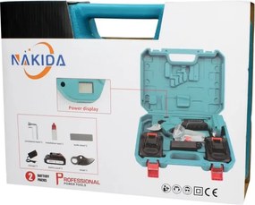 Akumulátorové zahradní nůžky NAKIDA HT-5639