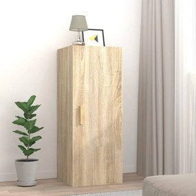 Nástěnná skříňka dub sonoma 34,5 x 34 x 90 cm kompozitní dřevo