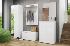 Casarredo - Komfort nábytek Šatní skříň 2-dveřová se zásuvkami SELENE 28 bílá lesk