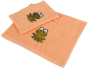 Vesna | Dětský ručník s výšivkou Žabka 30x50cm