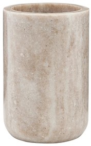 Béžový mramorový stojan na zubní kartáčky Meraki Marble