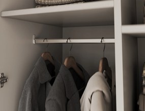ADRK Furniture Bregma III Křídlová skříň ADRK-W-BRE-150-KB