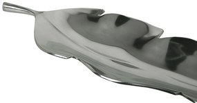 Dekorativní mísa 68 cm stříbrná AMRUS Beliani