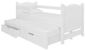 Dětská postel s matracemi CAMPOS Hlavní barva: Šedá