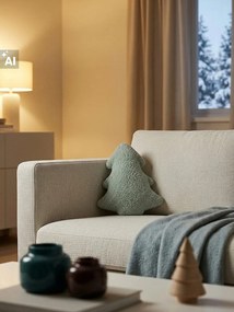 Sinsay - Vánoční polštář ve tvaru stromečku - zelená