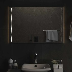 Koupelnové zrcadlo s LED osvětlením 90 x 60 cm 151733